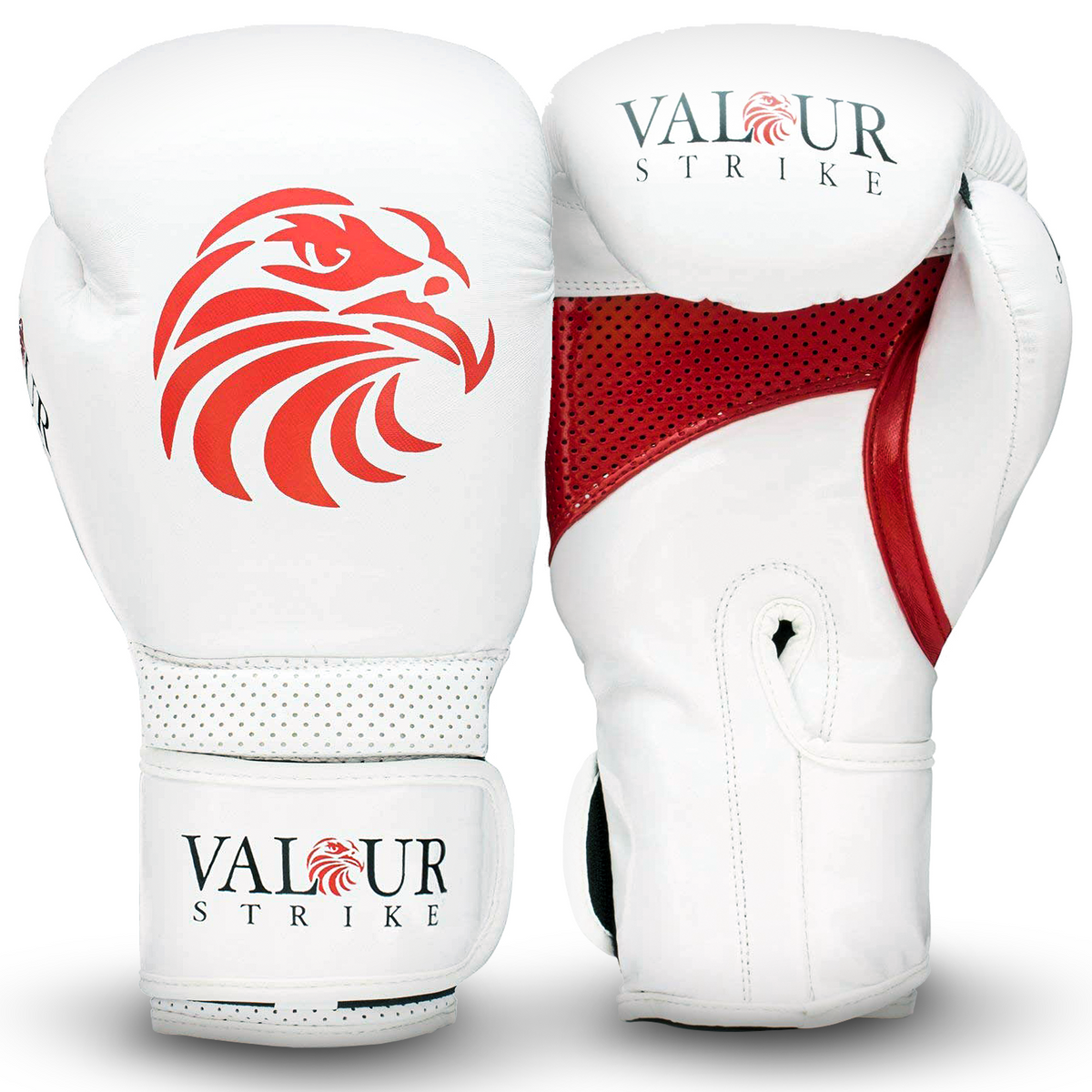 Valour Strike White Boxing Gloves | Free UK Delivery – www.ValourStrike.com